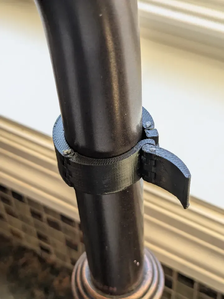 Print-in-place tube clamp, fully parametric - Free 3D Print Model ...