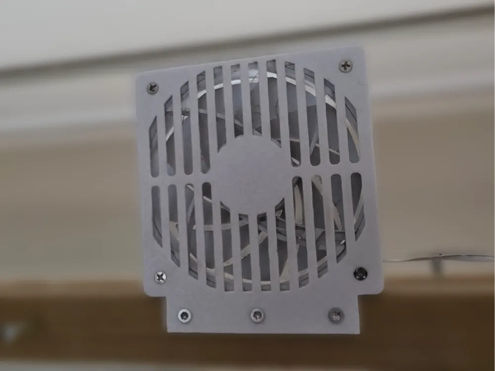 120mm Fan Wall Mount – Indoor Breeze Edition - Free 3D Print Model ...