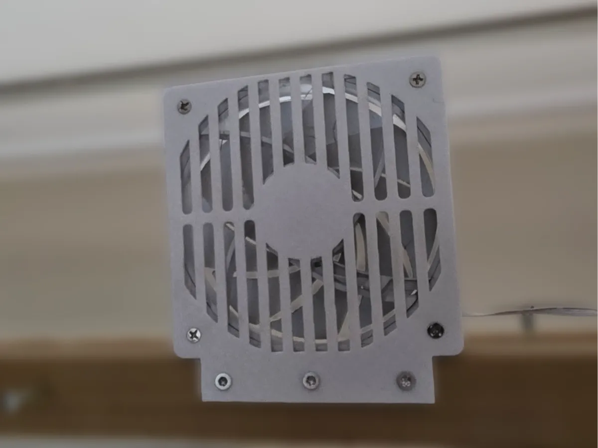 120mm Fan Wall Mount – Indoor Breeze Edition - Free 3D Print Model ...