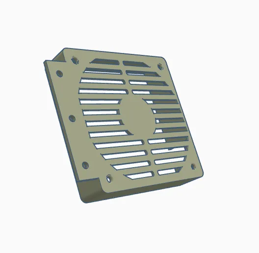 120mm Fan Wall Mount – Indoor Breeze Edition - Free 3D Print Model ...