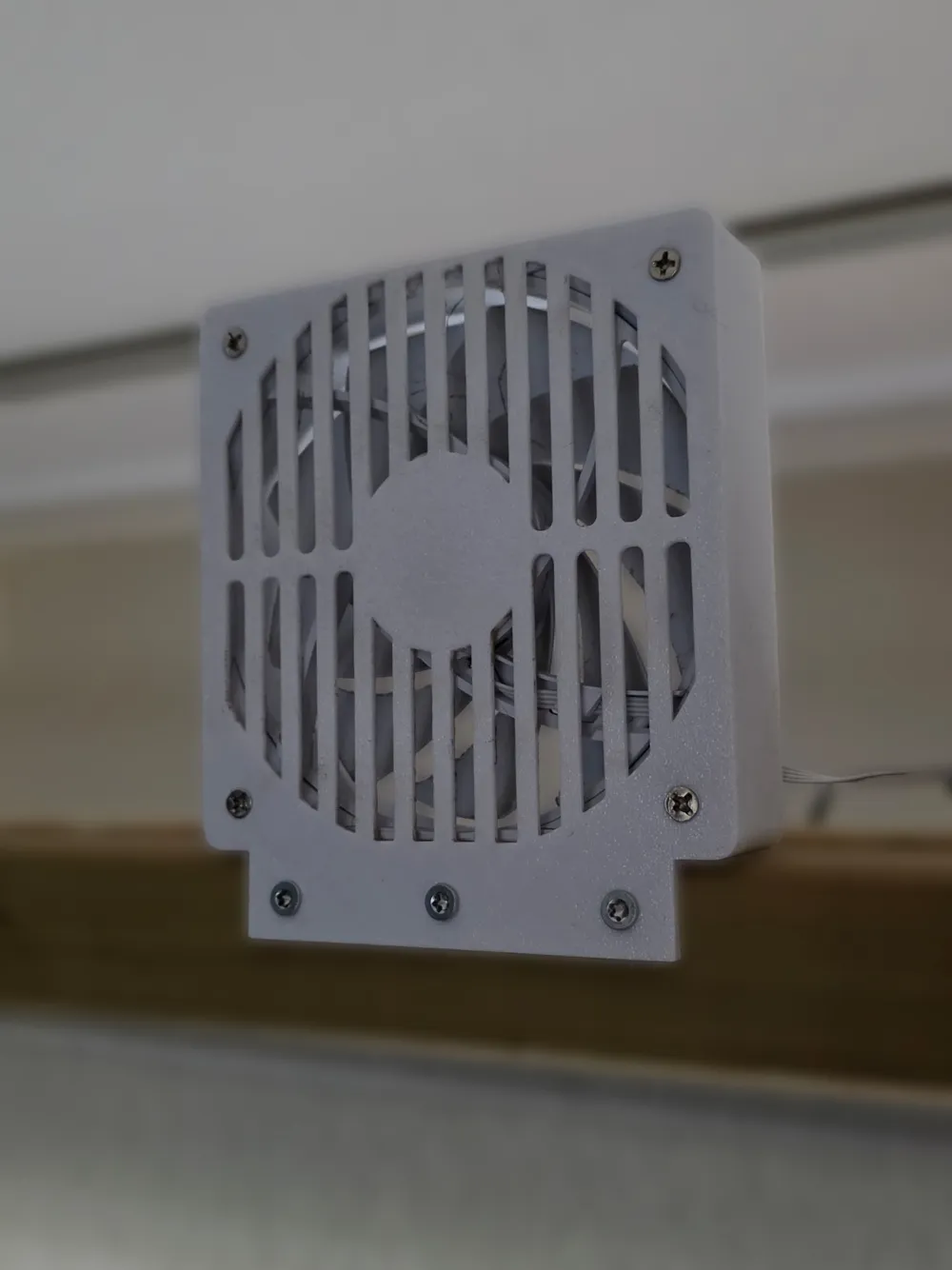 120mm Fan Wall Mount – Indoor Breeze Edition - Free 3D Print Model ...