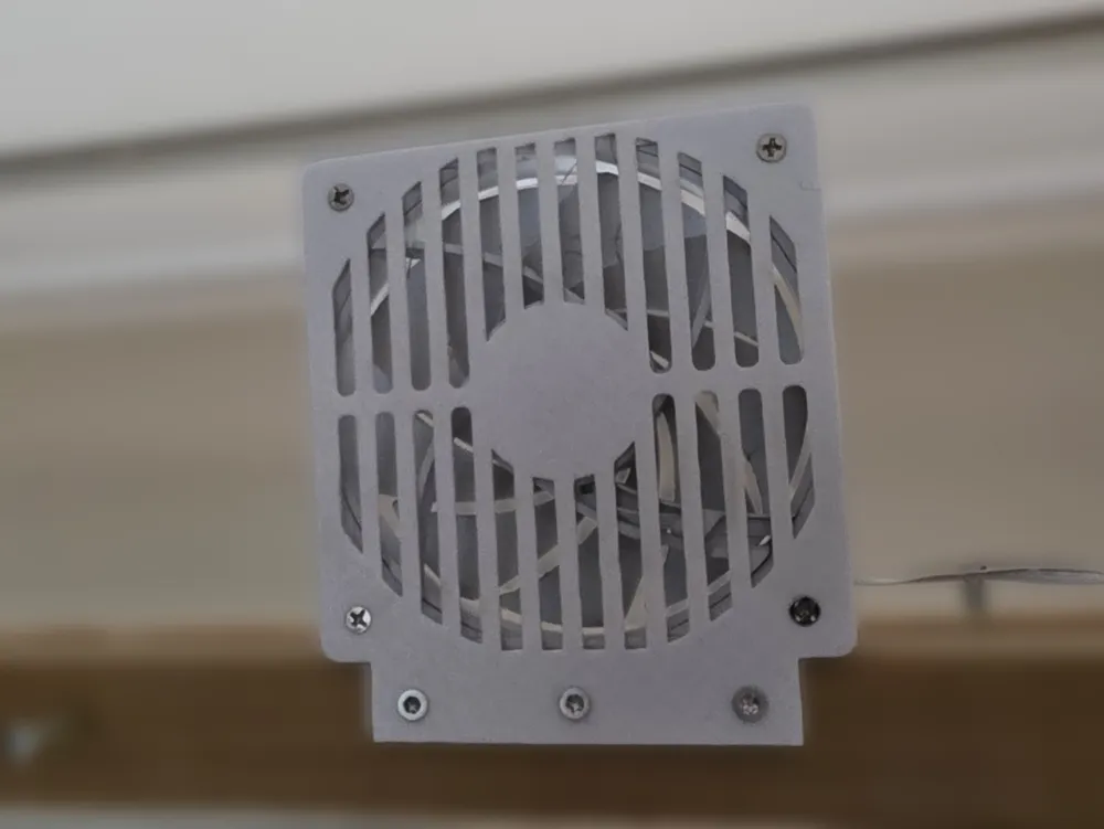 120mm Fan Wall Mount – Indoor Breeze Edition - Free 3D Print Model ...