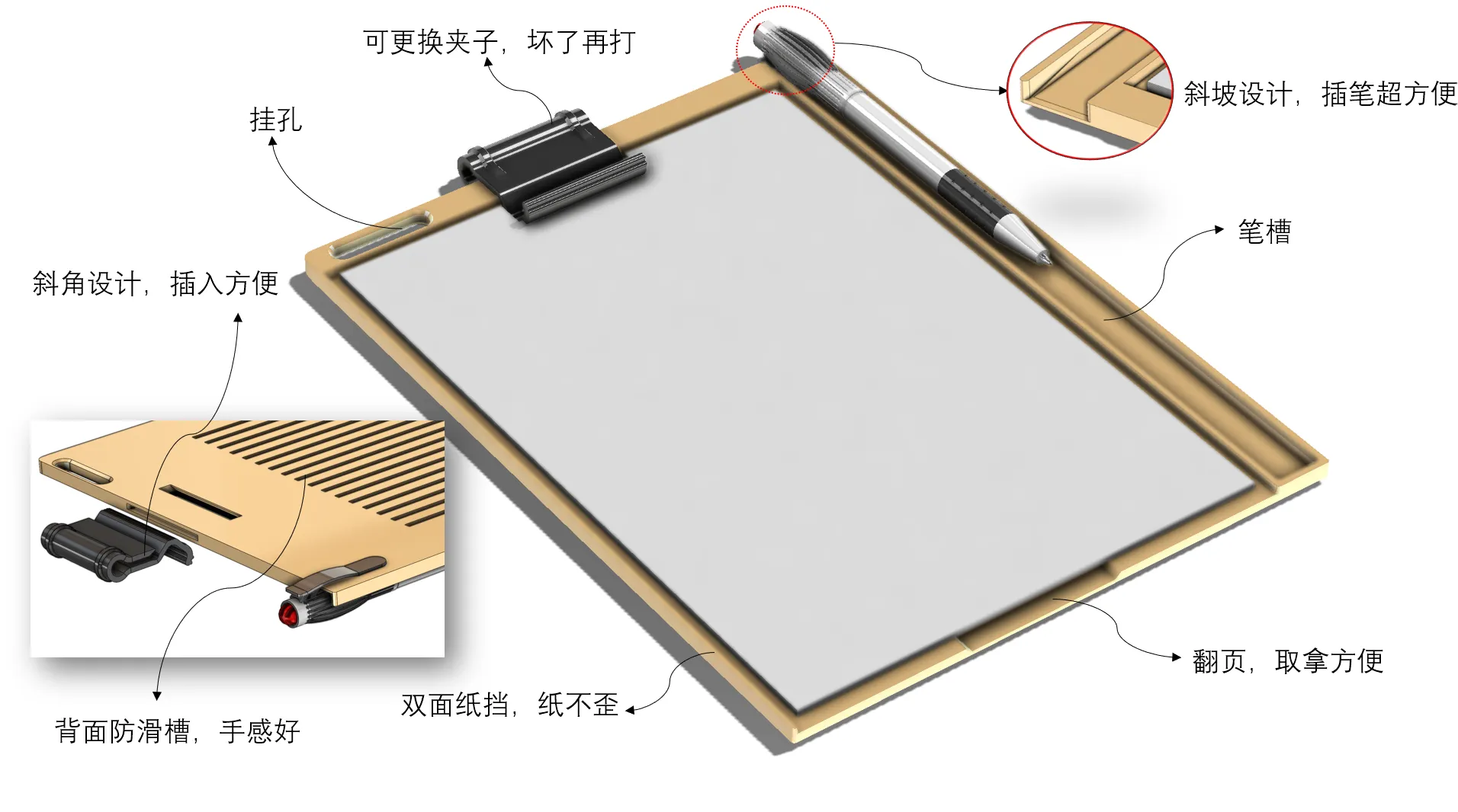 Writing Board - Free 3D Print Model - MakerWorld