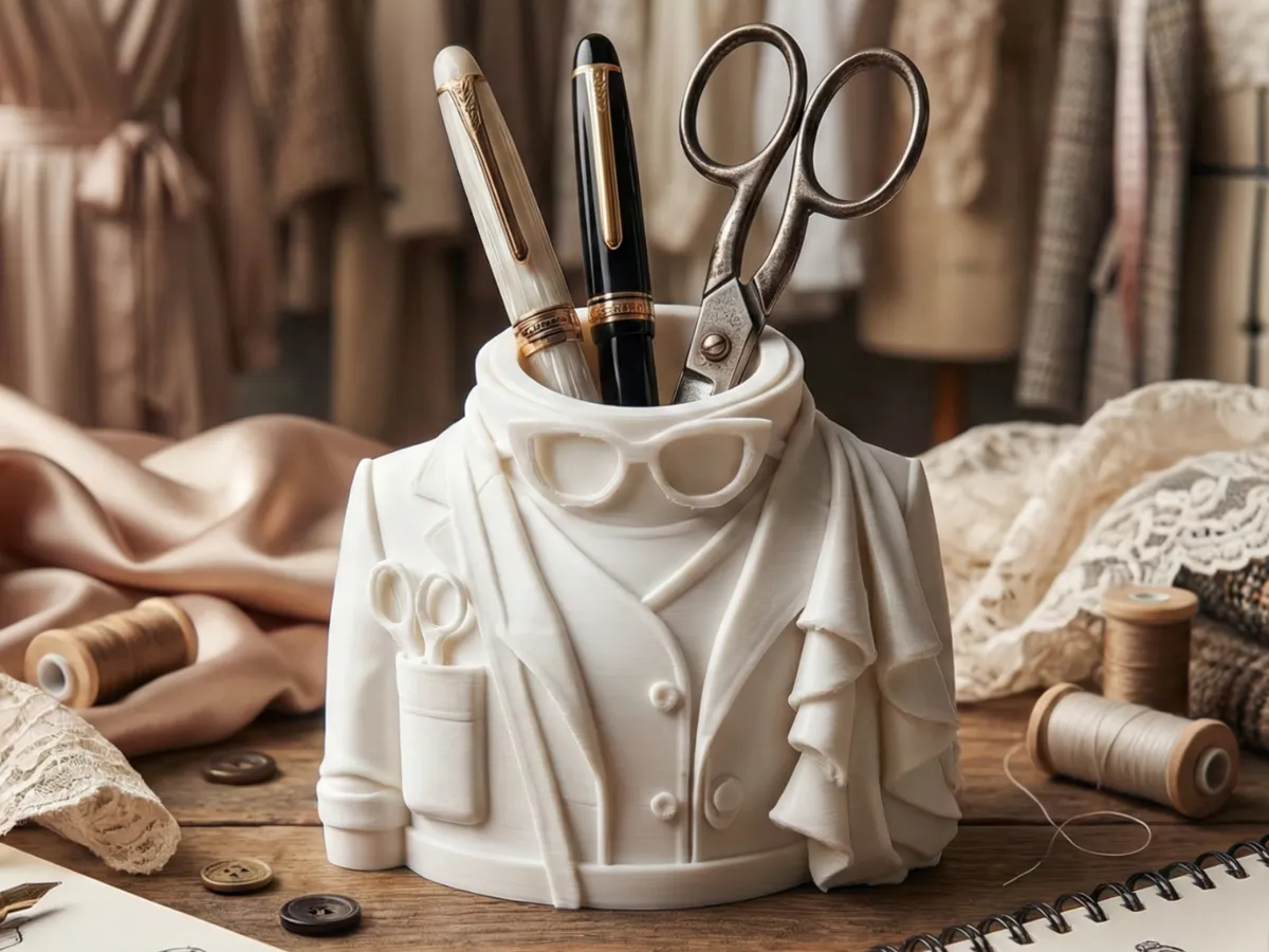 Tailor Pen Holder – Desk Organizer for Sewing - Free 3D Print Model ...