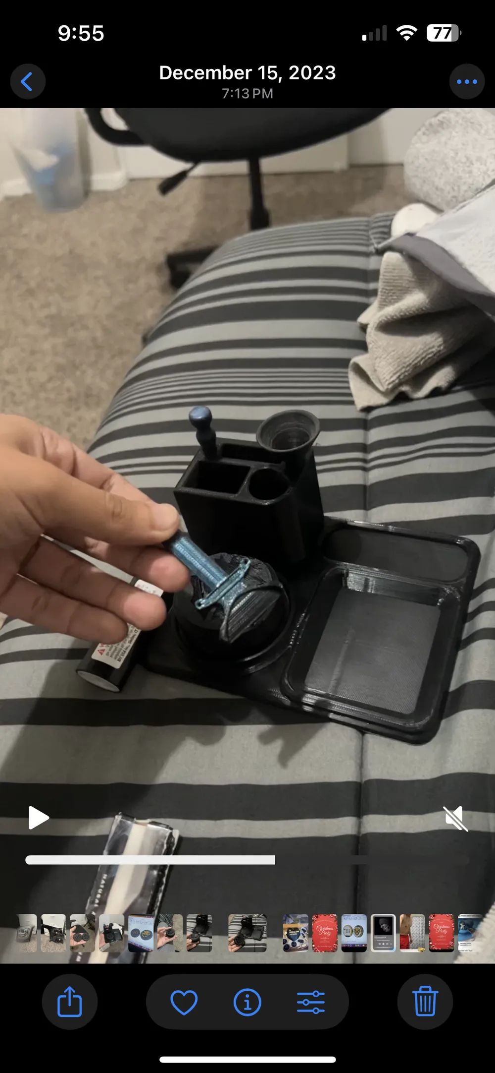 rolling station with grinder - Free 3D Print Model - MakerWorld