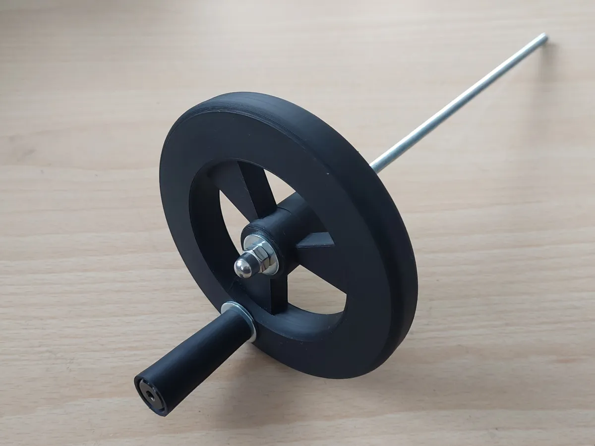 Handwheel 120 mm - Free 3D Print Model - MakerWorld