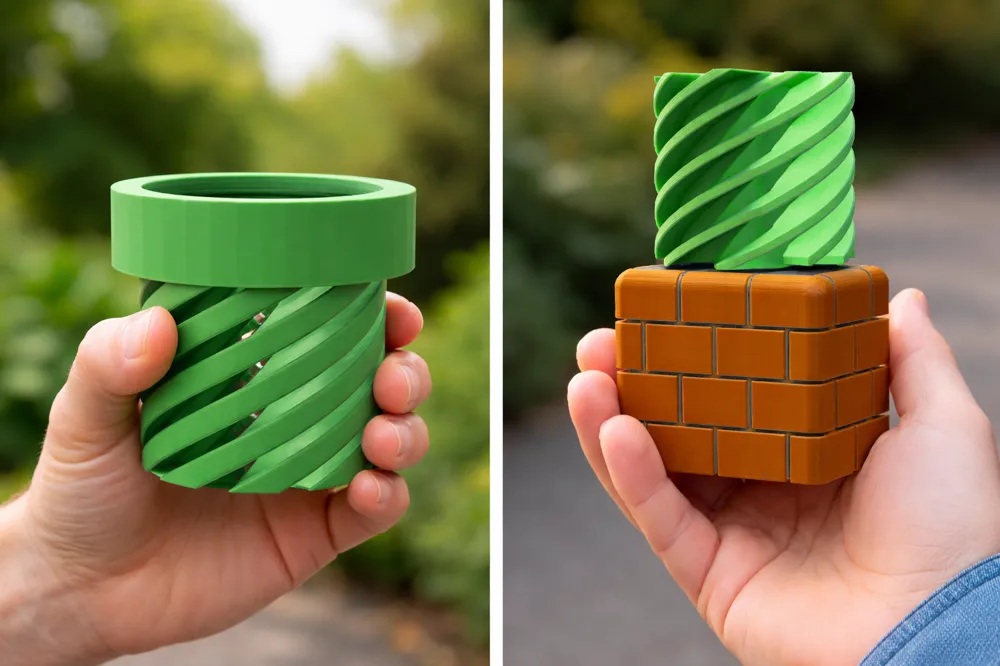 mario pipe fidget spinner - Free 3D Print Model - MakerWorld