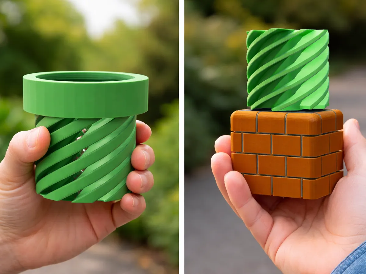 mario pipe fidget spinner - Free 3D Print Model - MakerWorld