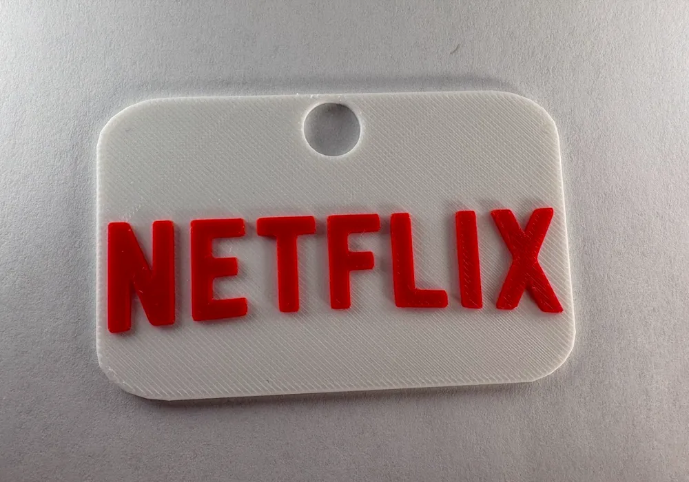 Netflix keychain - Free 3D Print Model - MakerWorld