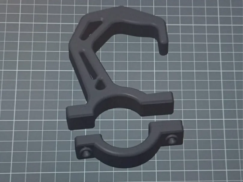 Steering wheel hanger/hook for cars with a 35mm roll cage - Free 3D ...