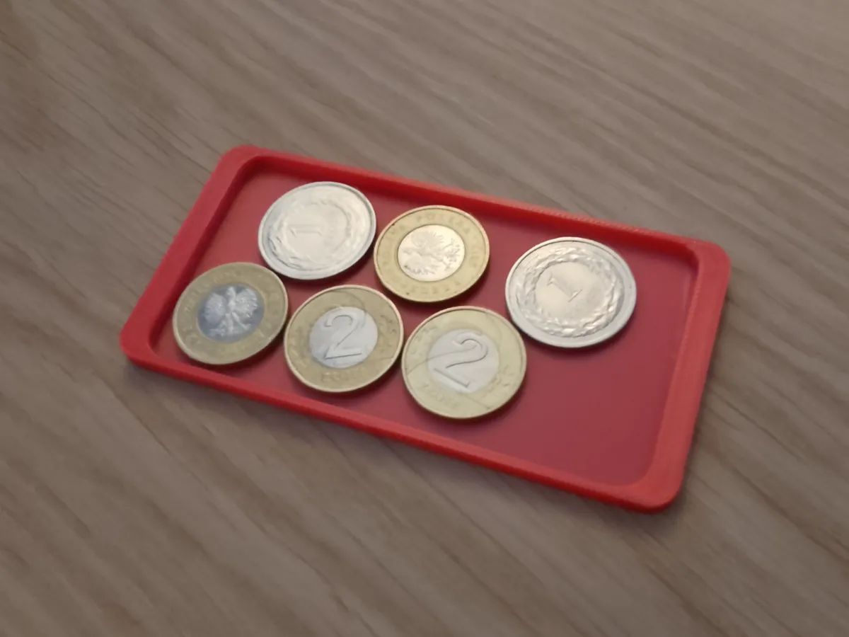 PLN-EUR Coin Organizer - Free 3D Print Model - MakerWorld