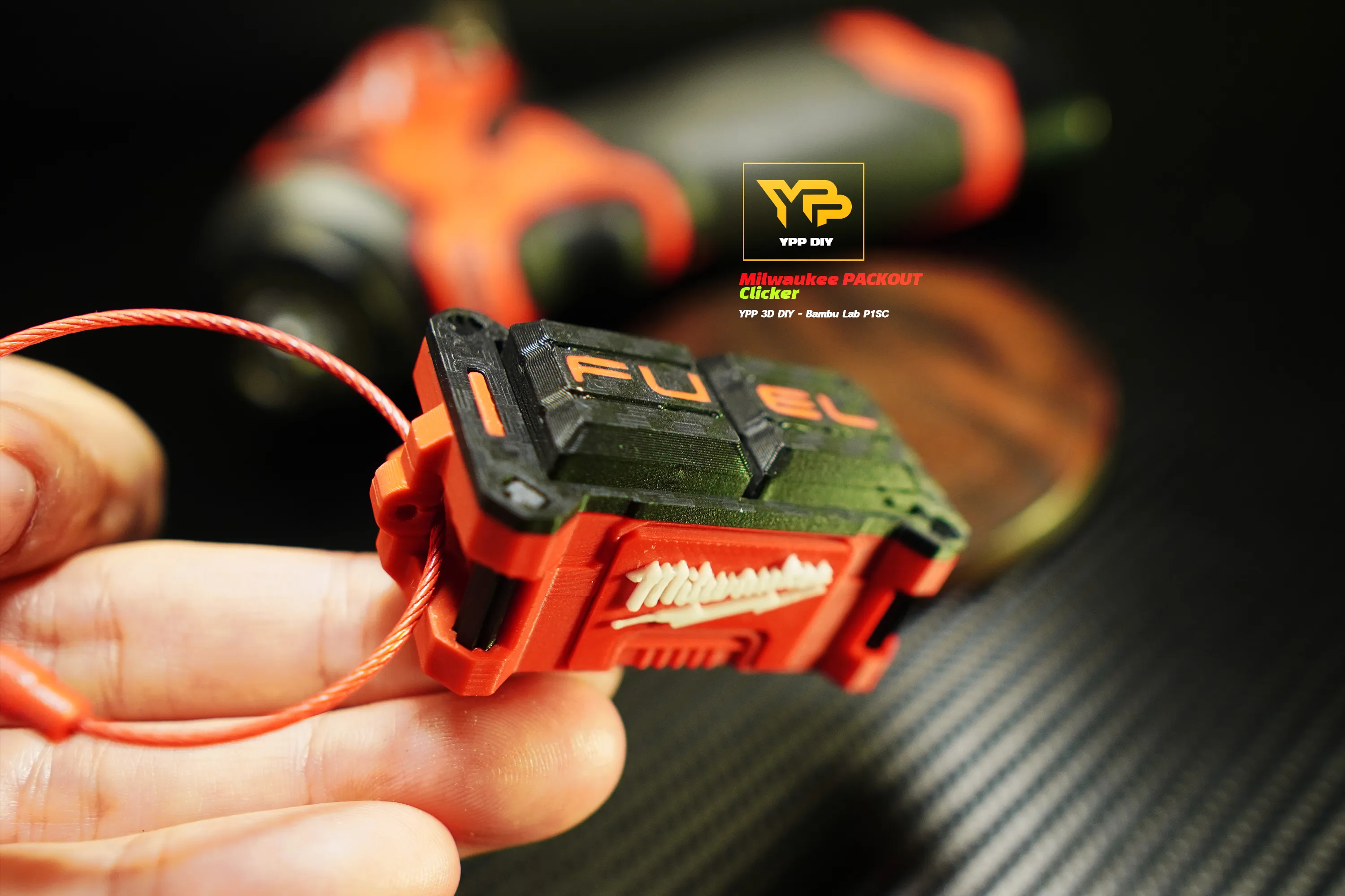 Milwaukee PACKOUT Clicker - Free 3D Print Model - MakerWorld