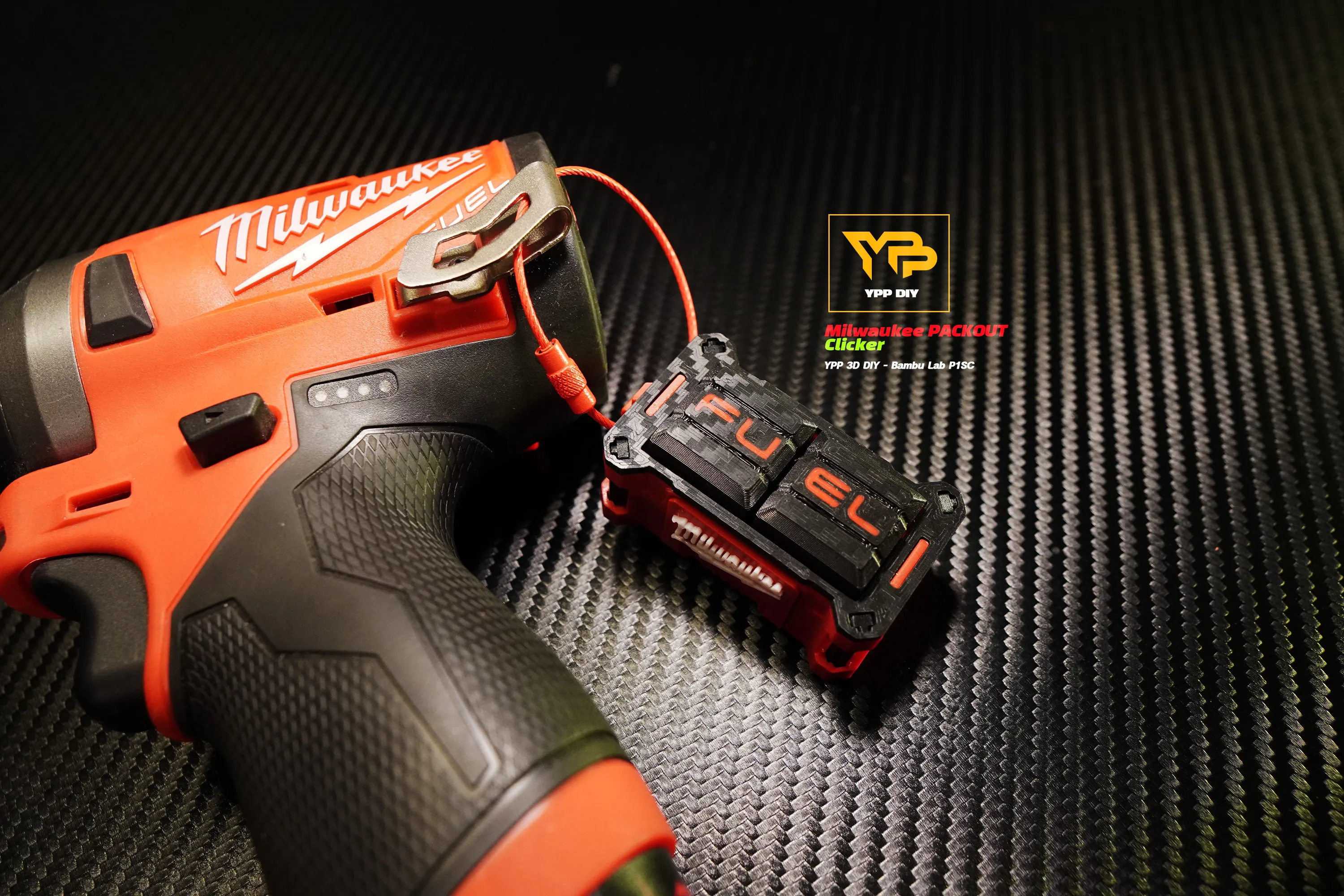 Milwaukee PACKOUT Clicker - Free 3D Print Model - MakerWorld