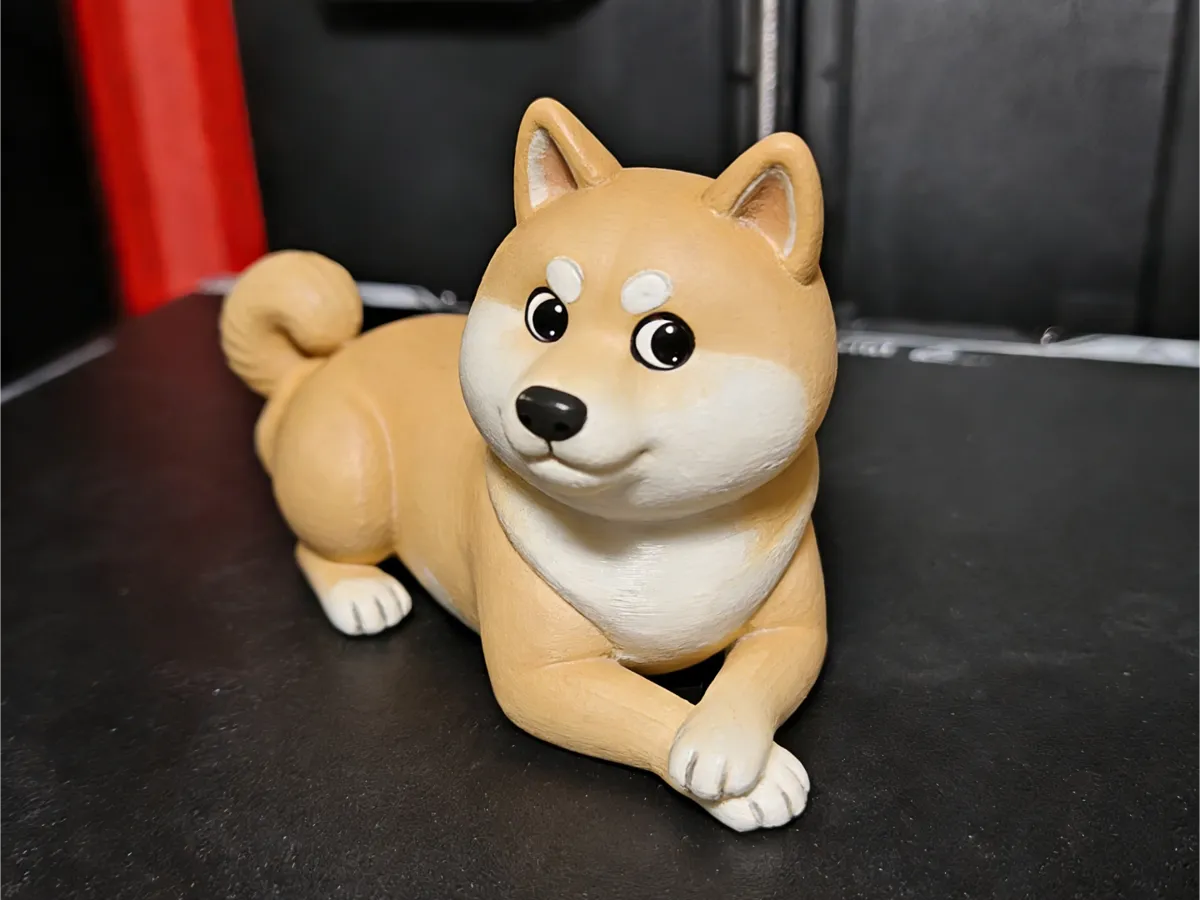 Shiba Inu Doge/Kabosu/かぼす Meme Classic Pose - Free 3D Print Model ...