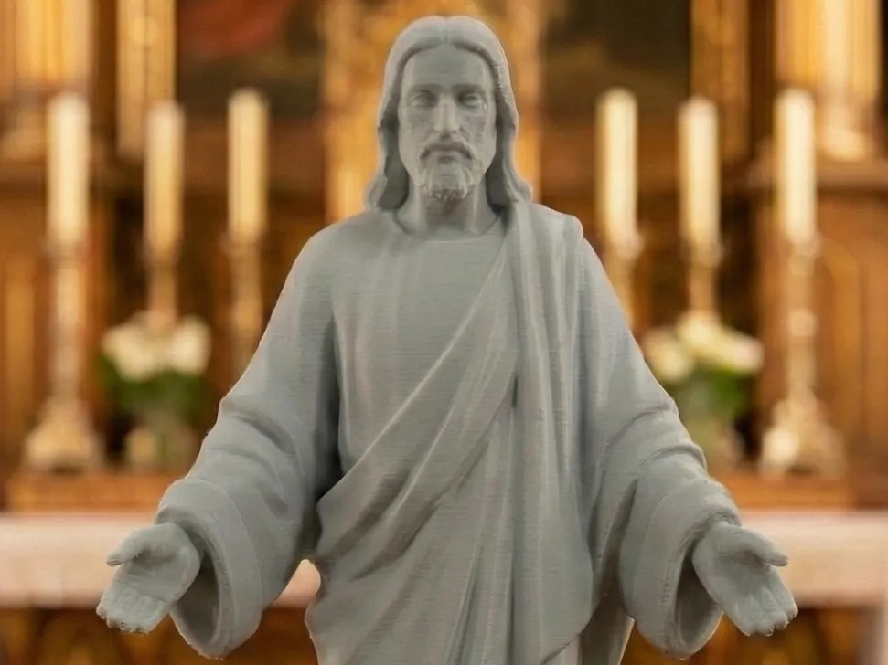 Resurrected Jesus – Realistic 3D Printed Statue - Free 3D Print Model ...