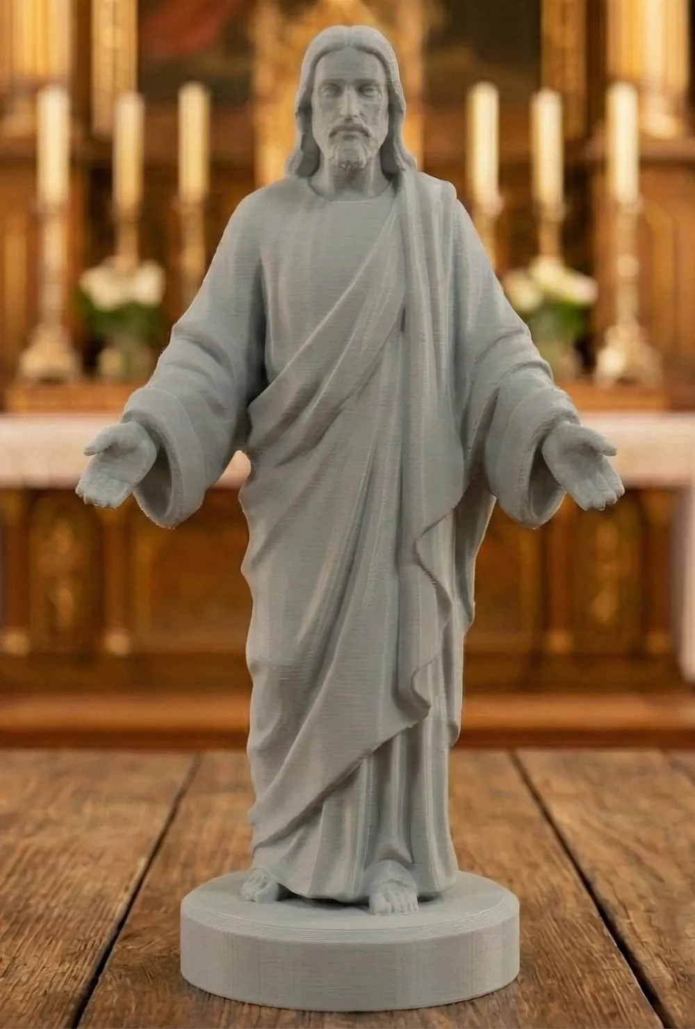Resurrected Jesus – Realistic 3D Printed Statue - Free 3D Print Model ...