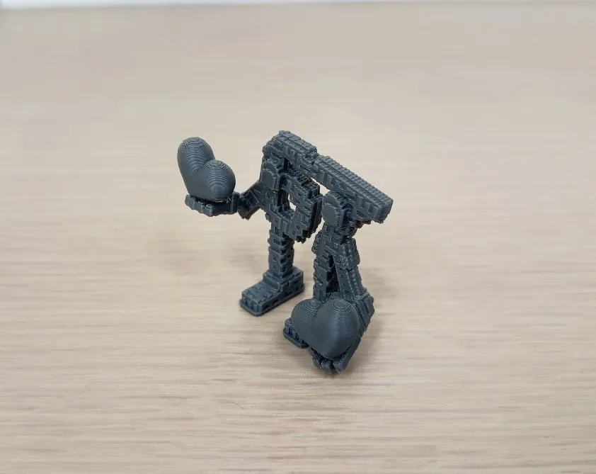 Valentines 67 Buddy Holding Hearts - Free 3D Print Model - MakerWorld