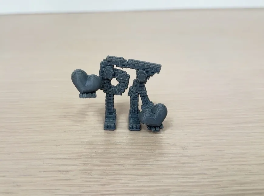 Valentines 67 Buddy Holding Hearts - Free 3D Print Model - MakerWorld