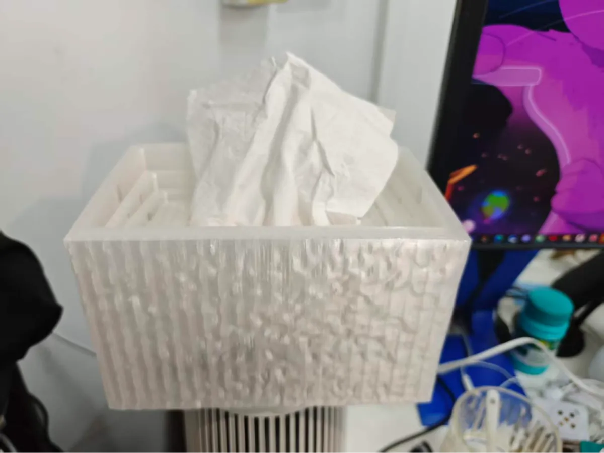 Light Luxury Hammered Recessed Tissue Box - Free 3D Print Model ...