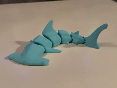 Articulated hammerhead shark - Free 3D Print Model - MakerWorld