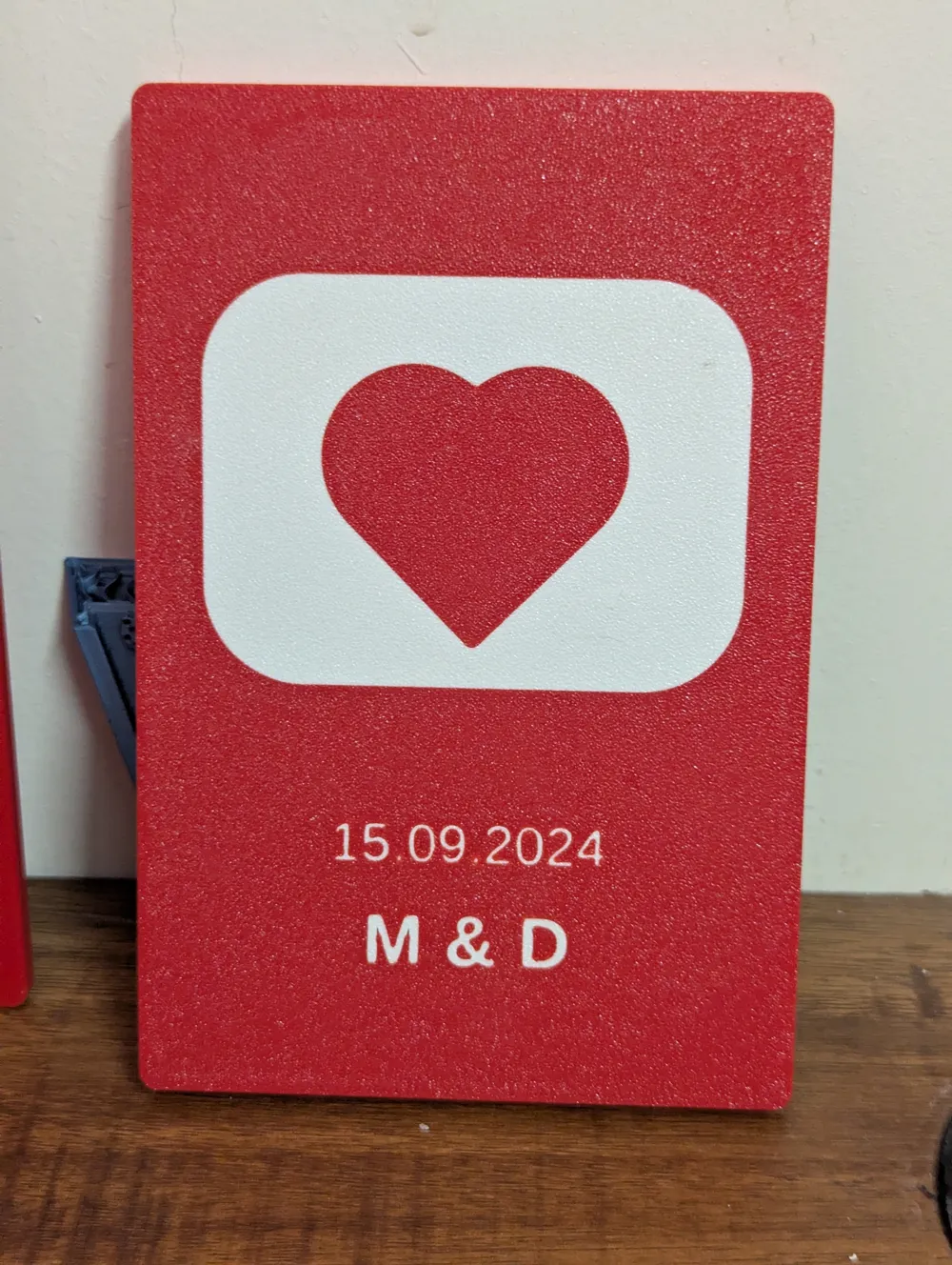 Valentine's play button - Customisable Youtube - Free 3D Print Model ...