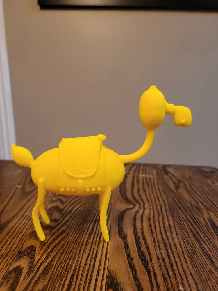 Lemon Camel Lemon Horse Adventure Time - Free 3D Print Model - MakerWorld