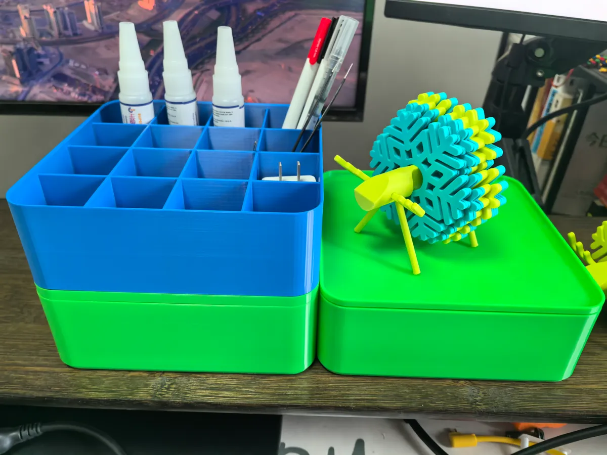 Stackable Grid Organizer (4x4 Freely Divisible and Combinable) - Free ...