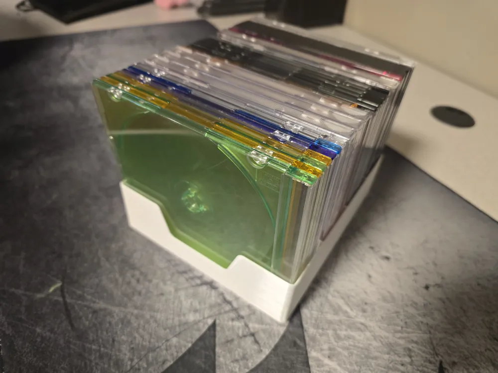 Gridfinity CD/DVD Slim Jewel Case tray - Free 3D Print Model - MakerWorld