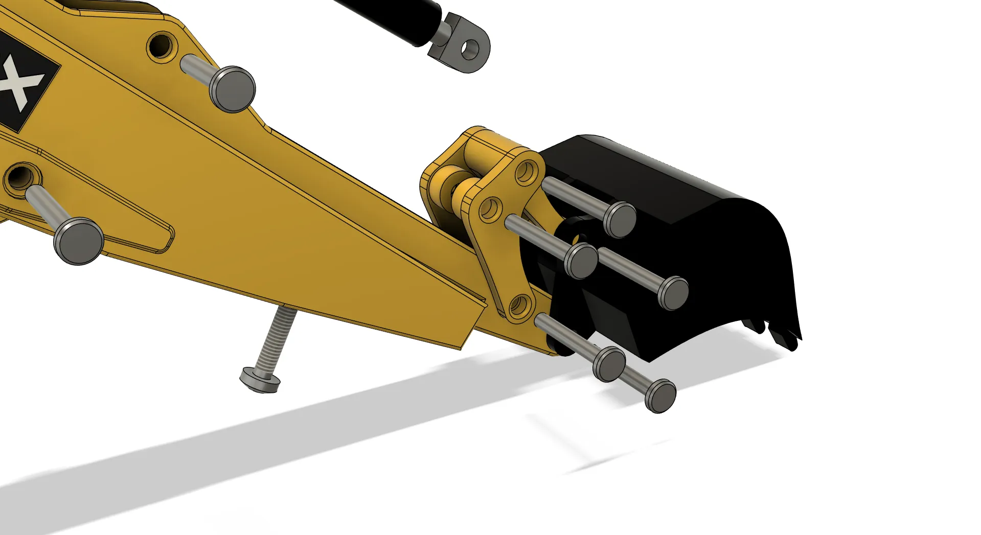 JCB 3CX Backhoe Loader ( Excavator ) 1:24 scale - Free 3D Print Model ...