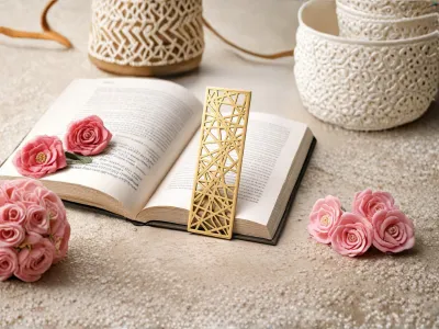 bookmark modern design - Free 3D Print Model - MakerWorld