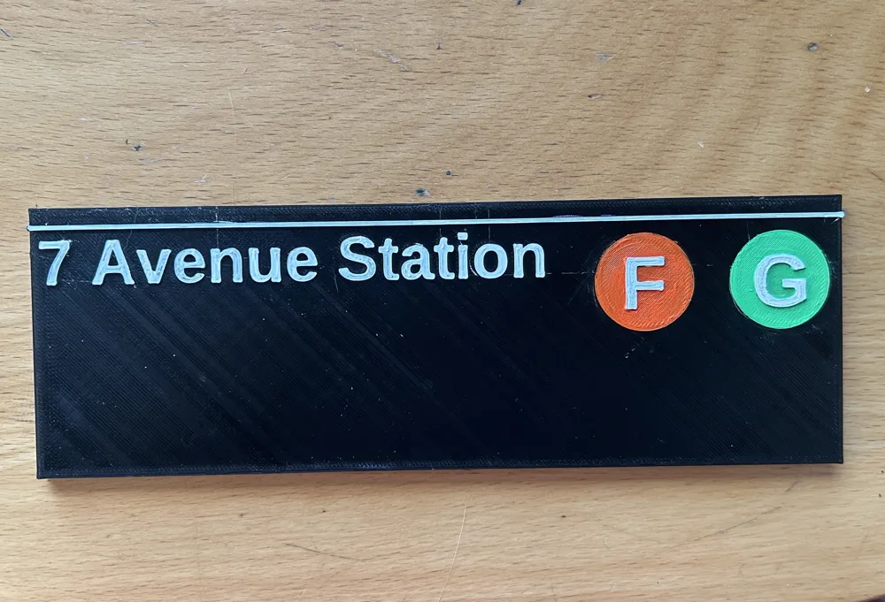 NYC Subway Signs - Free 3D Print Model - MakerWorld