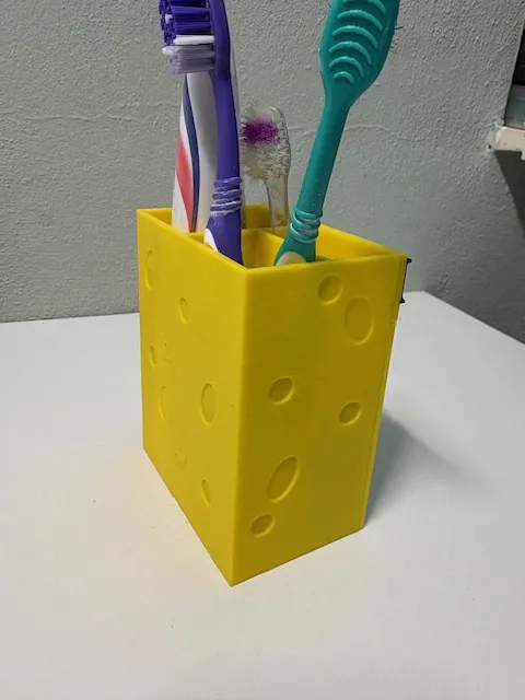 Spongebob Toothbrush Holder - Free 3D Print Model - MakerWorld