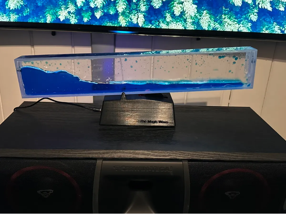 Wave motion machine base grid powered - Free 3D Print Model - MakerWorld