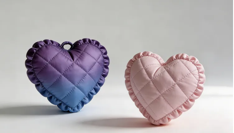 Heart Keychain/heart cushion keychain - Free 3D Print Model - MakerWorld
