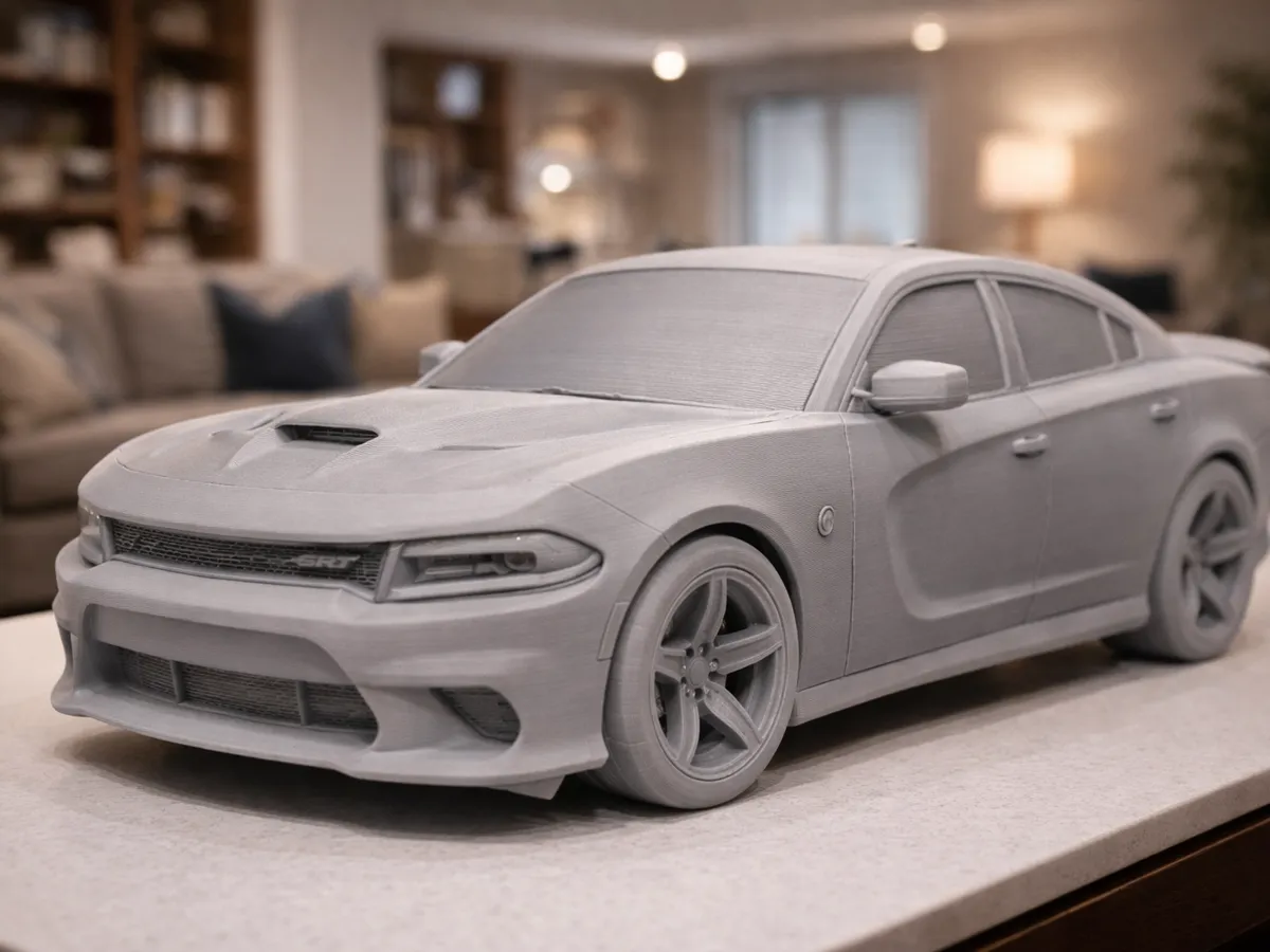 3D Dodge Charger - Free 3D Print Model - MakerWorld
