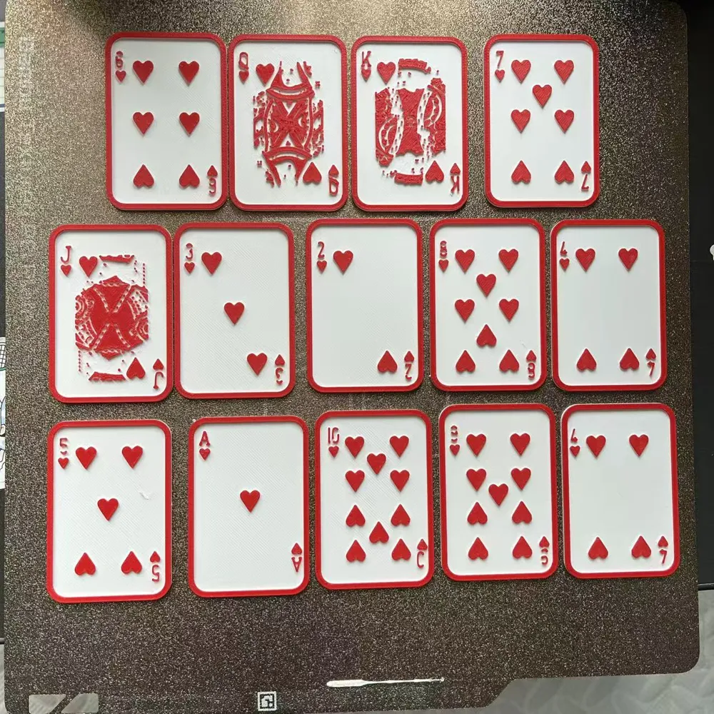 Red Heart Playing Card - Perfect for Chinese New Year Card Games ...