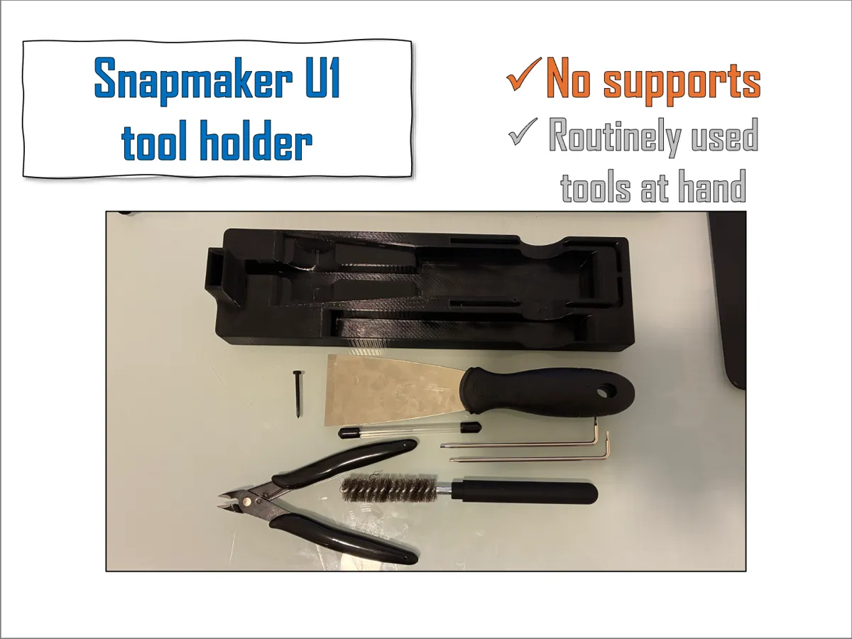 Snapmaker U1 Tool Holder - Free 3D Print Model - MakerWorld