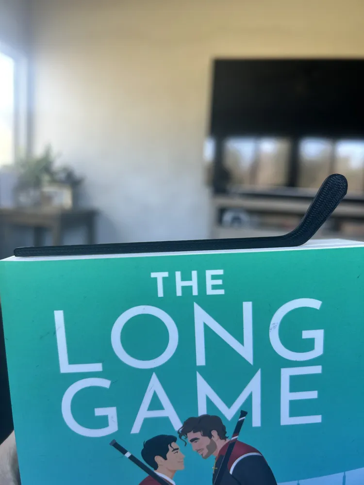 Hockey Stick Bookmark - Free 3D Print Model - MakerWorld