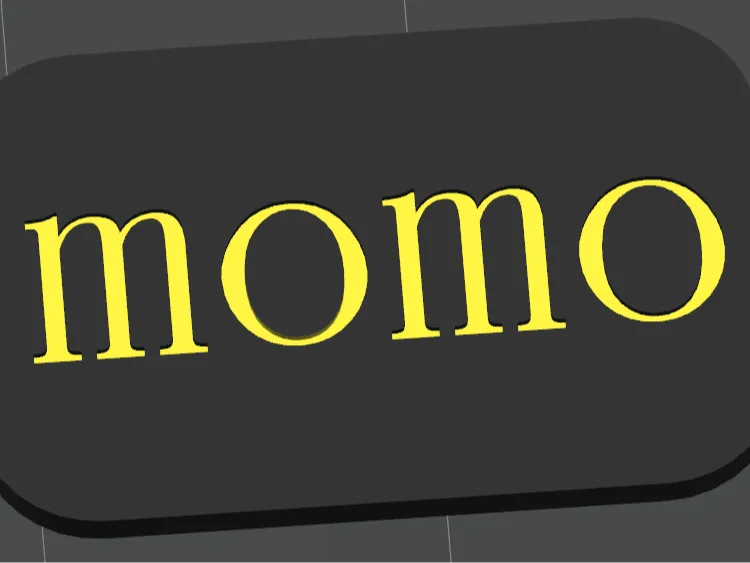 Etiqueta privada de momo - Modelo de impresión 3D gratuito - MakerWorld