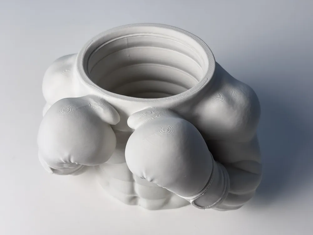 The Champ - Boxing Bust Pen Holder - Free 3D Print Model - MakerWorld