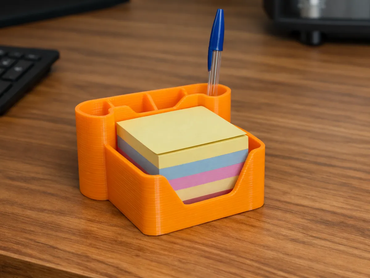 Schreibtisch-Organizer mit Post-it-Halter und 2 Stiftfächern ...