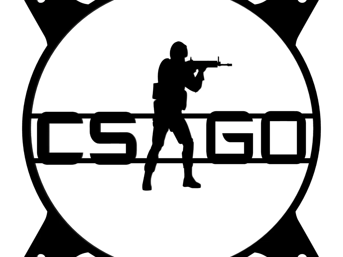 CS GO - Custom 120mm Fan Grill Face Plate - Free 3D Print Model ...