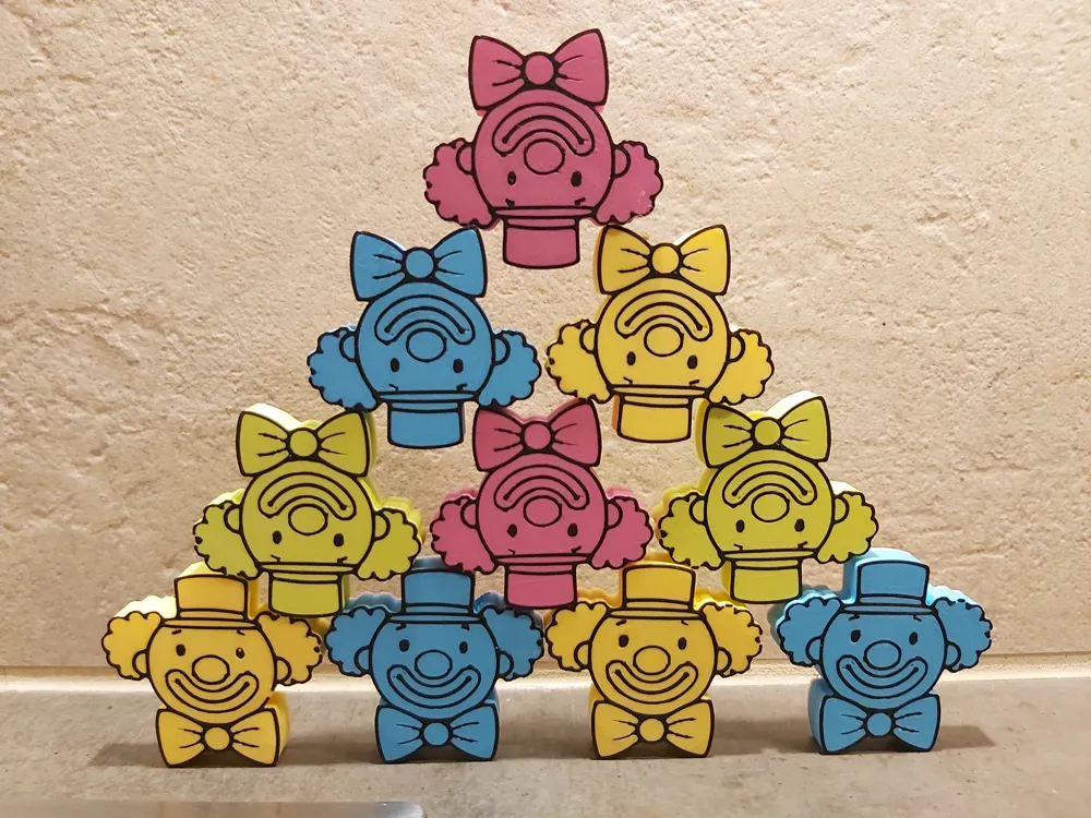 stacking clowns - Free 3D Print Model - MakerWorld