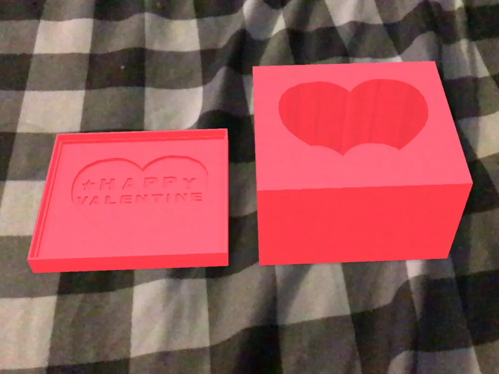 Valentines box - Free 3D Print Model - MakerWorld