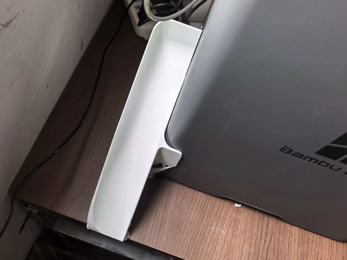 Filament Poop Chute; exclusive for Bambu P2S, with a rounded inner ...
