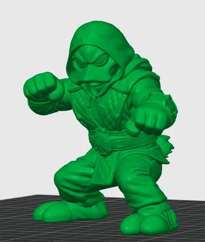 Duffy Duck Style Sub Zero Mortal Kombat Style - Free 3D Print Model ...