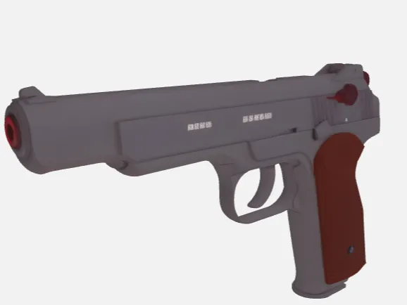 Stechkin APS pistol no sclae - Free 3D Print Model - MakerWorld