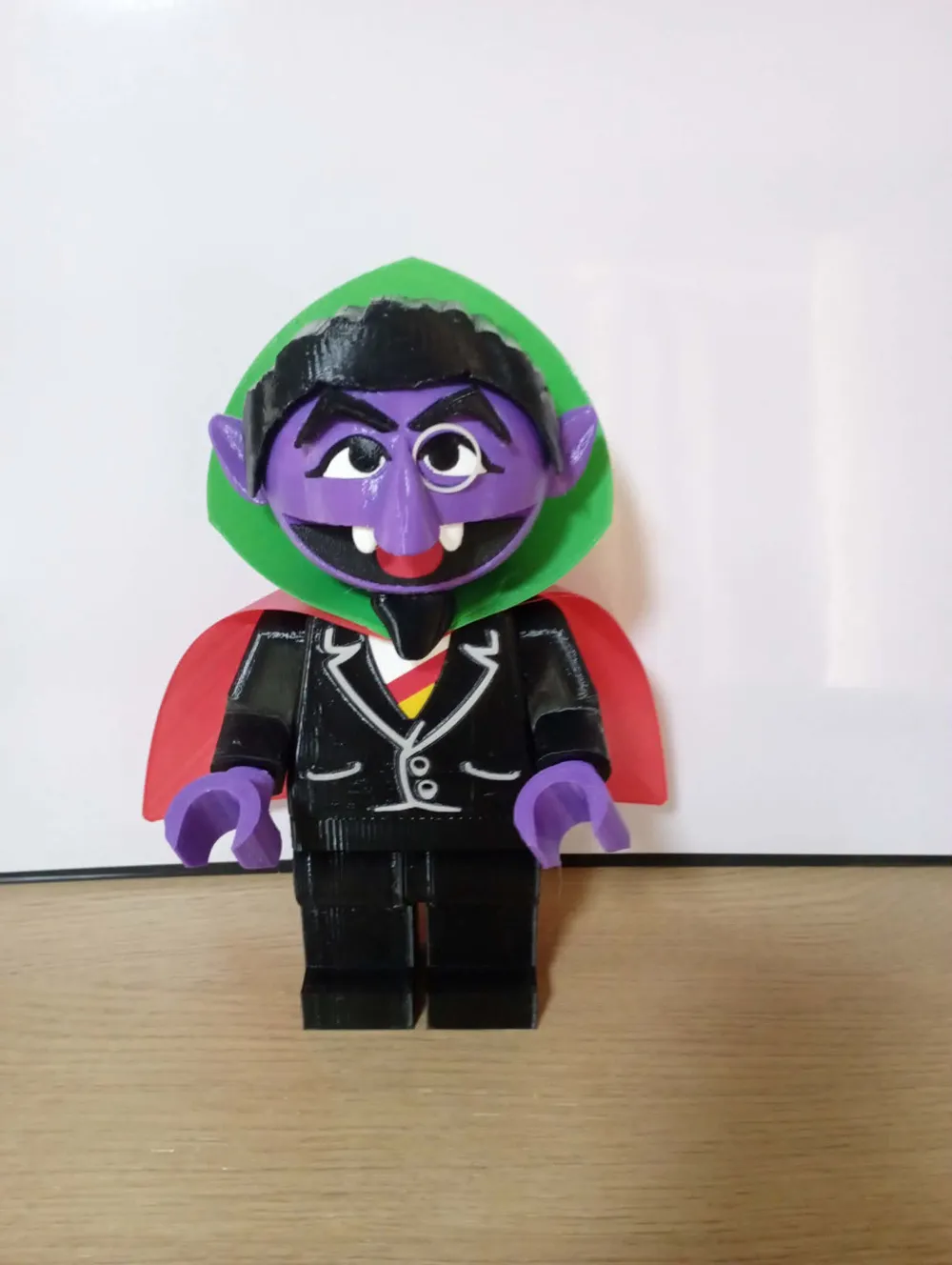 The Count Sesame Street Giant Minifig - Free 3D Print Model - MakerWorld