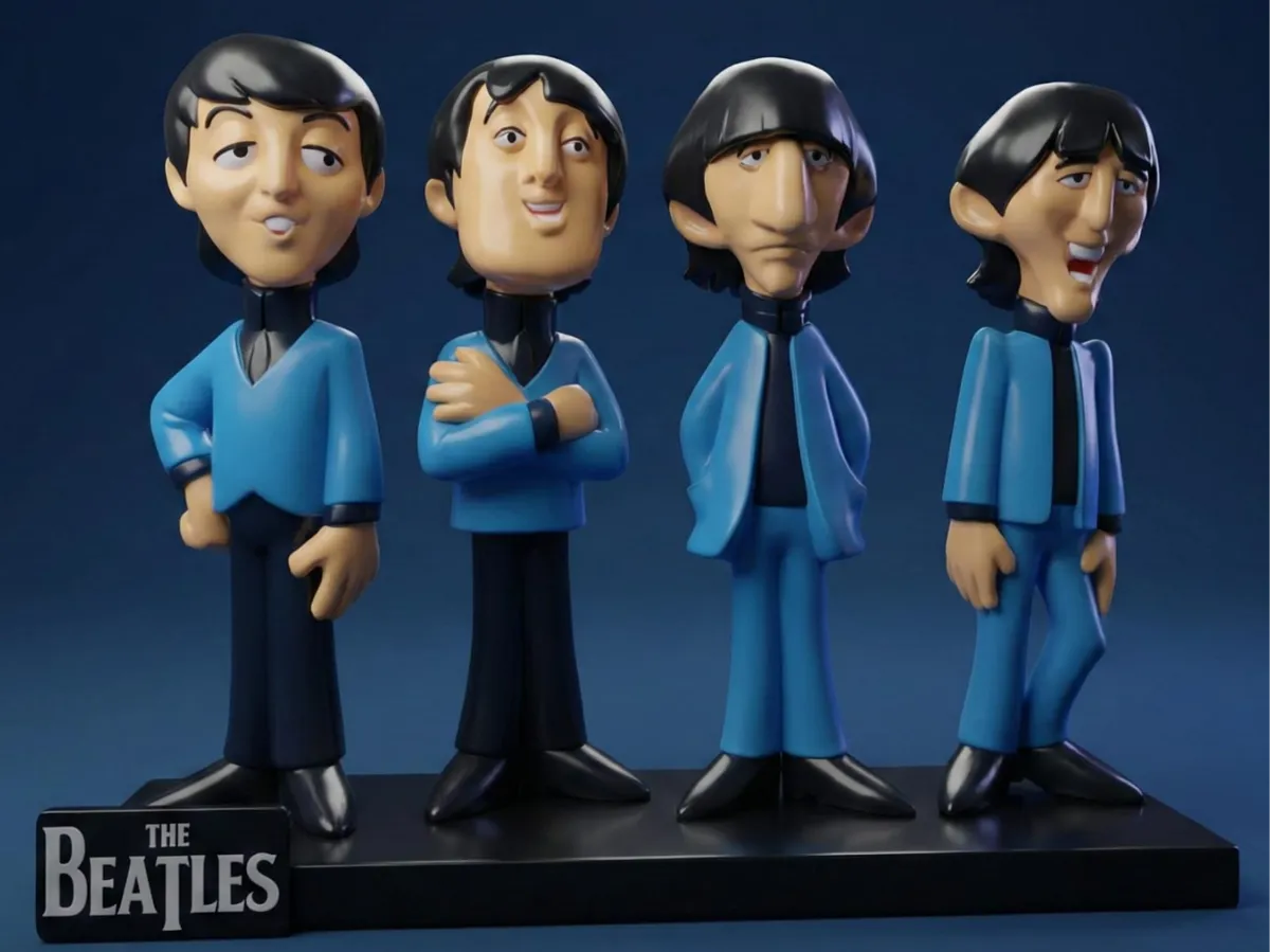 Los Beatles Cartoons - Free 3D Print Model - MakerWorld