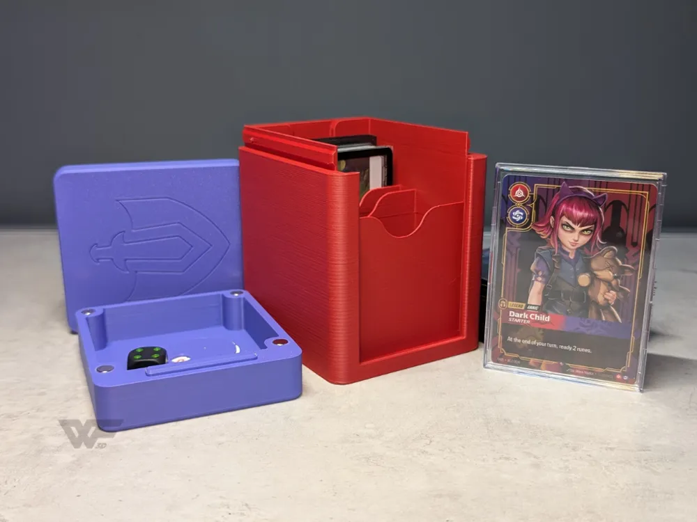 Riftbound Deckbox with Storage + Legend Snap Case - Free 3D Print Model ...
